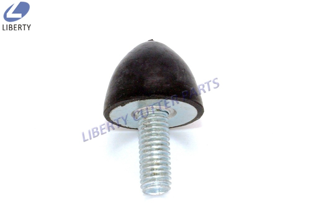 Black Color Conical Rubber Buffers 110551 Reliable With SGS ISO ...